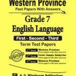Western Province Grade 07 English Language Paper Book - SD Wijethunga ...