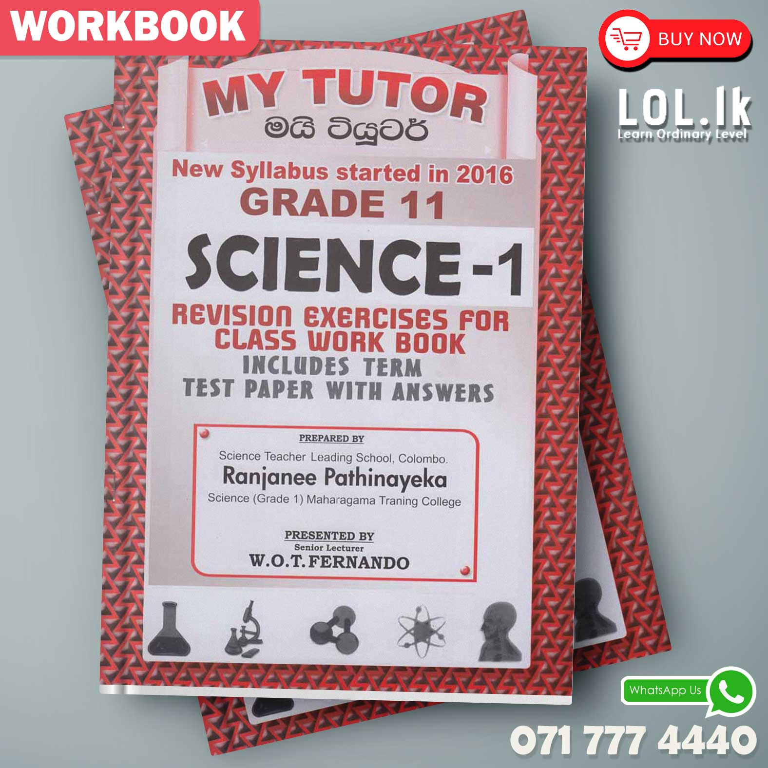 Mytutor Grade 11 Science Workbook - English Medium - LoL.lk Bookstore