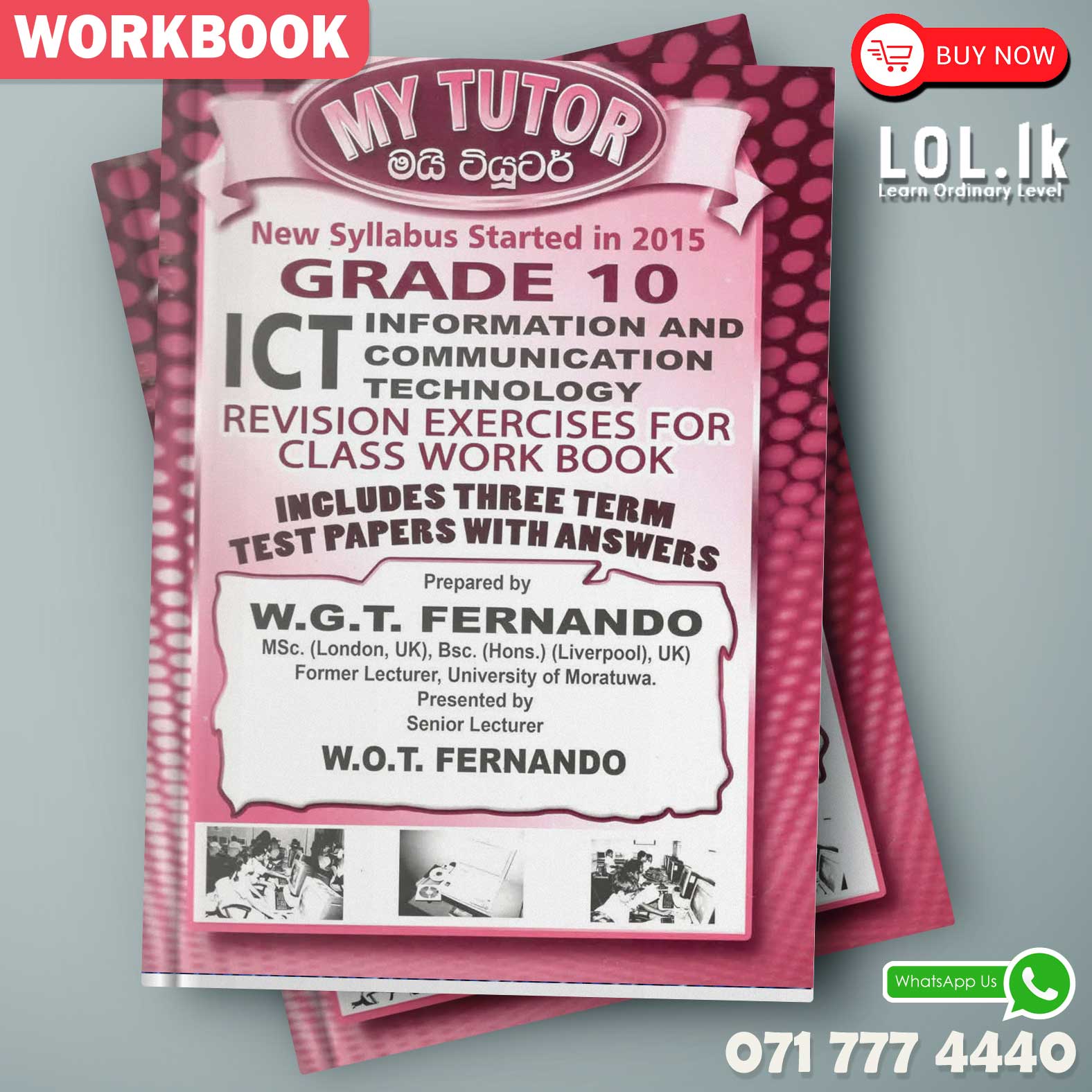 Mytutor Grade 10 ICT Workbook - English Medium - LoL.lk Bookstore