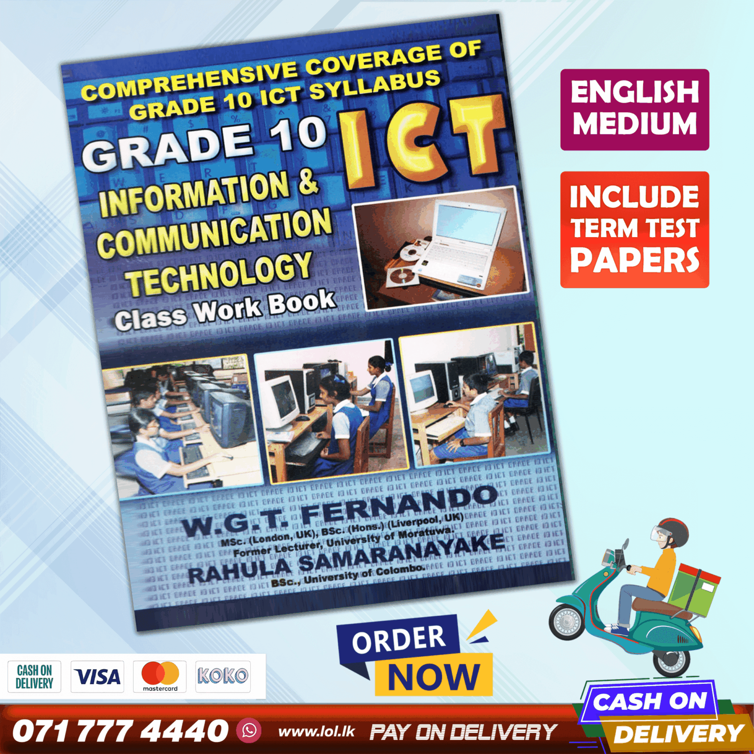Grade 10 ICT Workbook with Term Test Papers (My Tutor) | English Medium