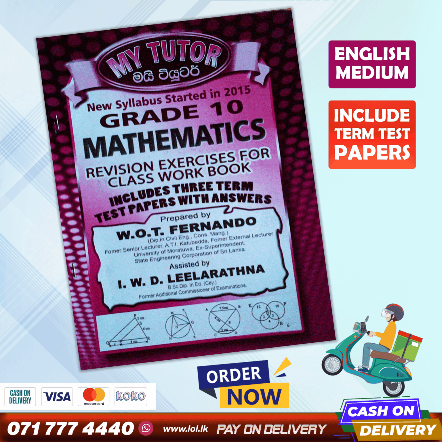 Grade 10 Mathematics Workbook with Term Test Papers (My Tutor ...