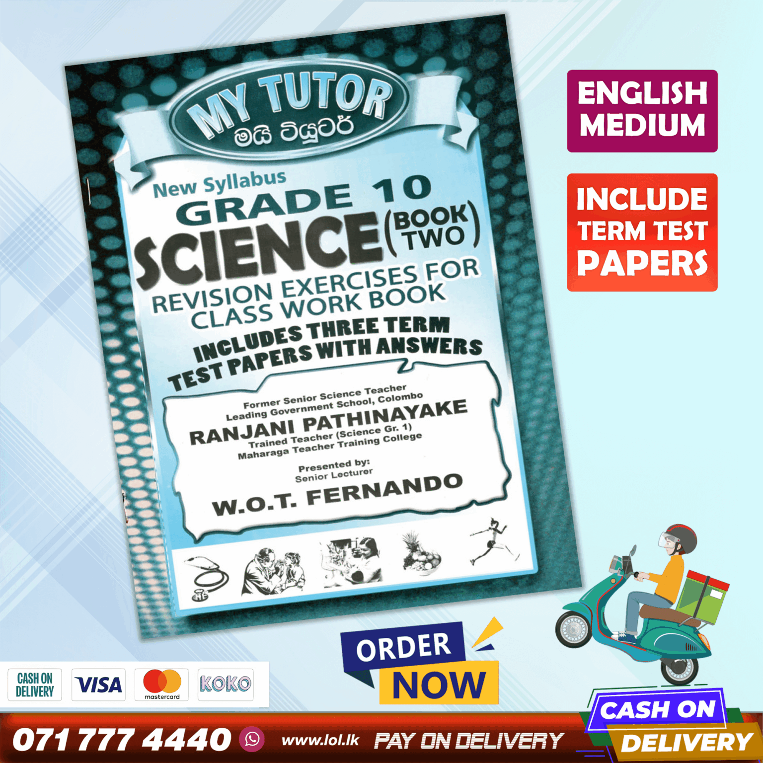 Grade 10 Science Workbook 02 with Term Test Papers (My Tutor) | English ...