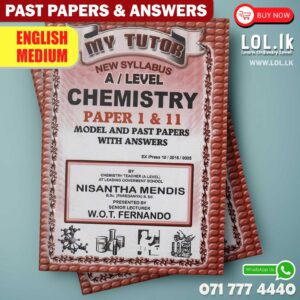 Master Guide A/L Chemistry Past Paper Book
