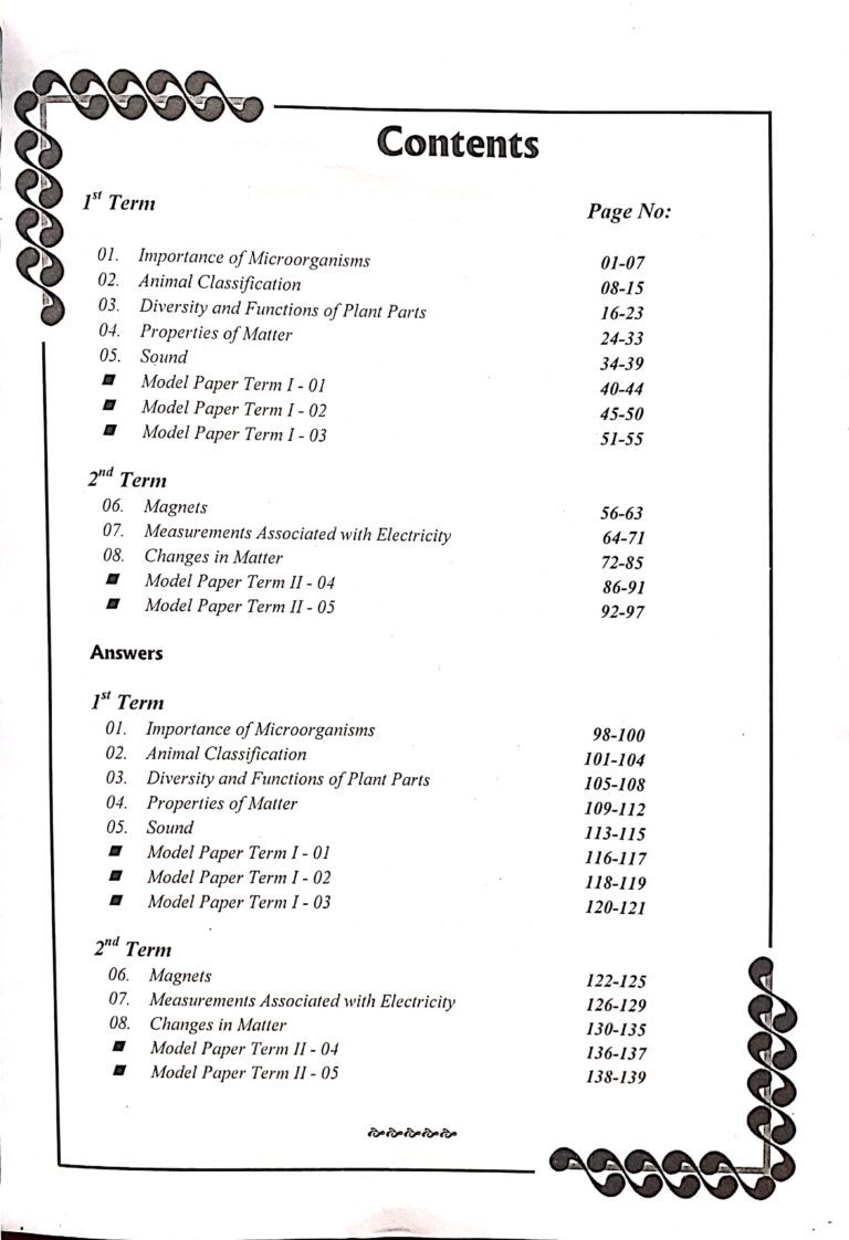Master Guide Grade 08 Science workbook 01 | English Medium - LoL.lk ...