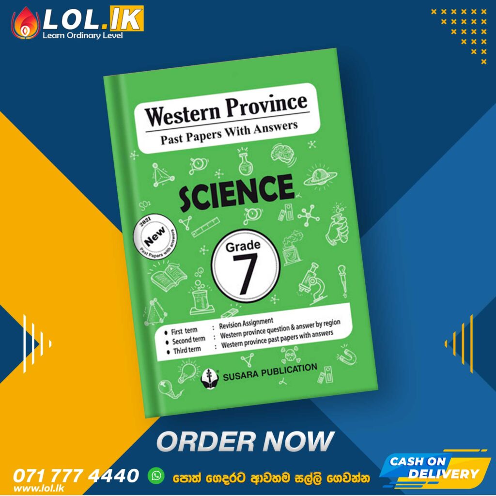 Buy Western Province Grade 07 Health Term Test Papers Book