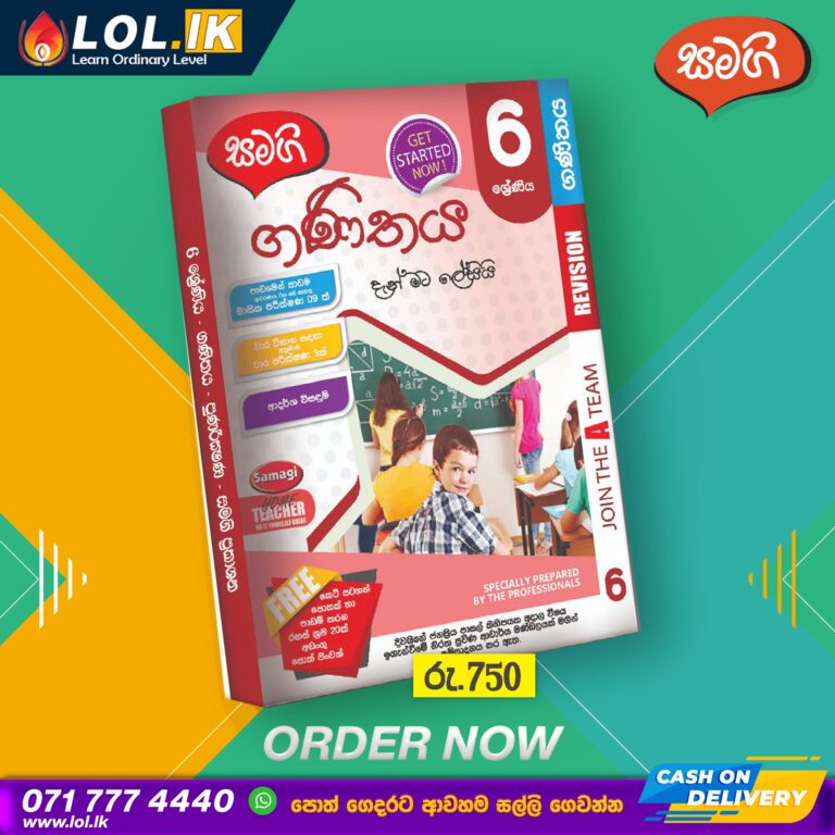 Grade 01 Maths Revision Book | Samagi Publishers