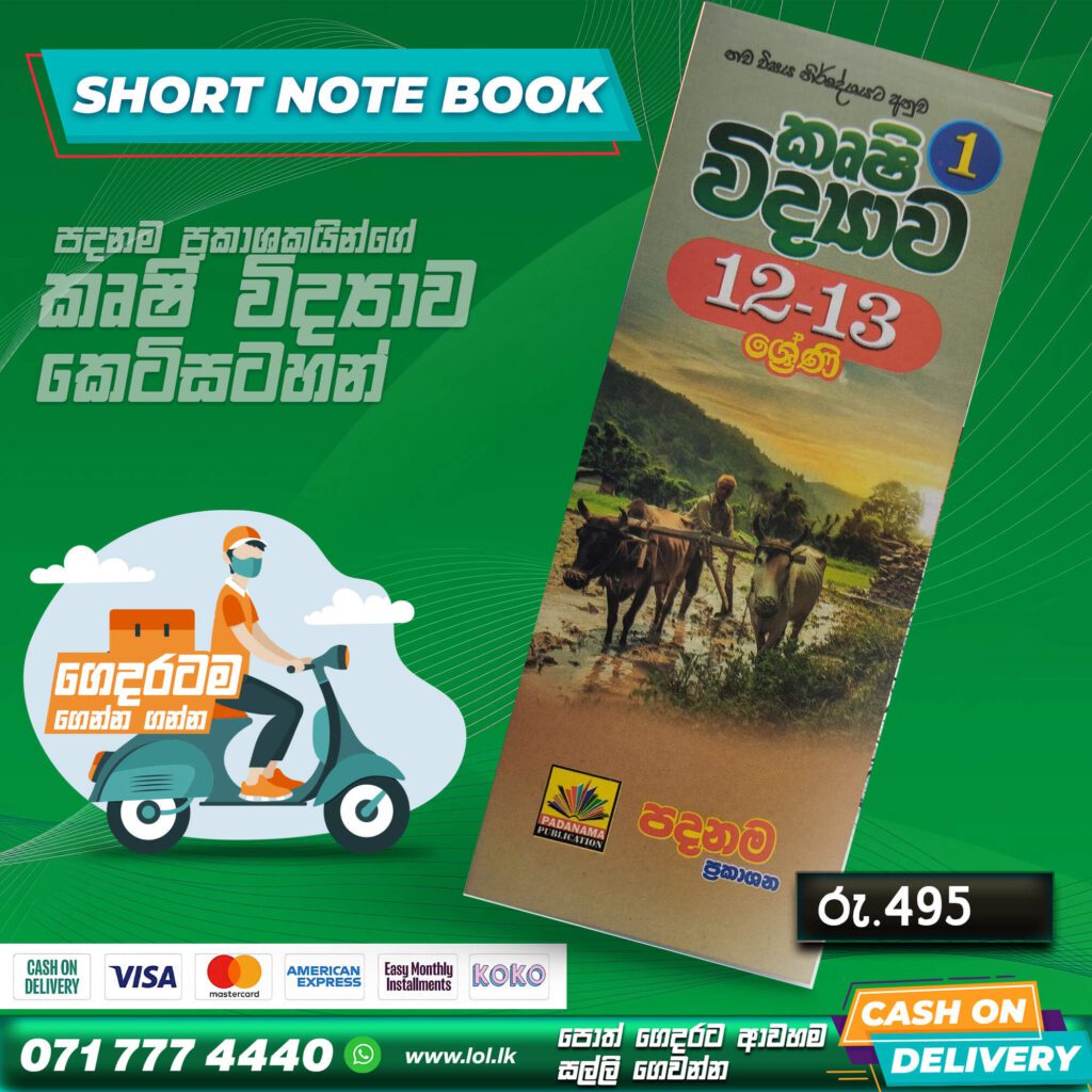 Grade 12 Physics Revision Book - English Medium - LoL.lk Bookstore