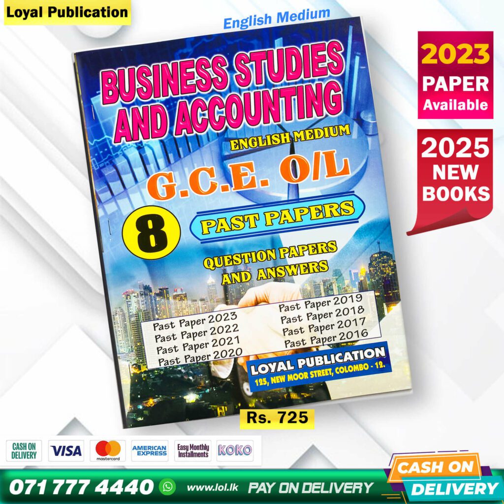 English Medium Grade 11 Business Studies Short Note Book - LoL.lk Bookstore