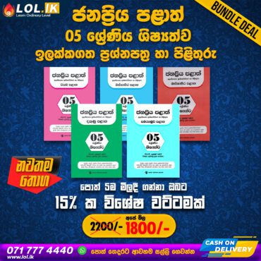 Grade 05 Mathematics Term Test Papers and Monthly Evaluation Papers Book