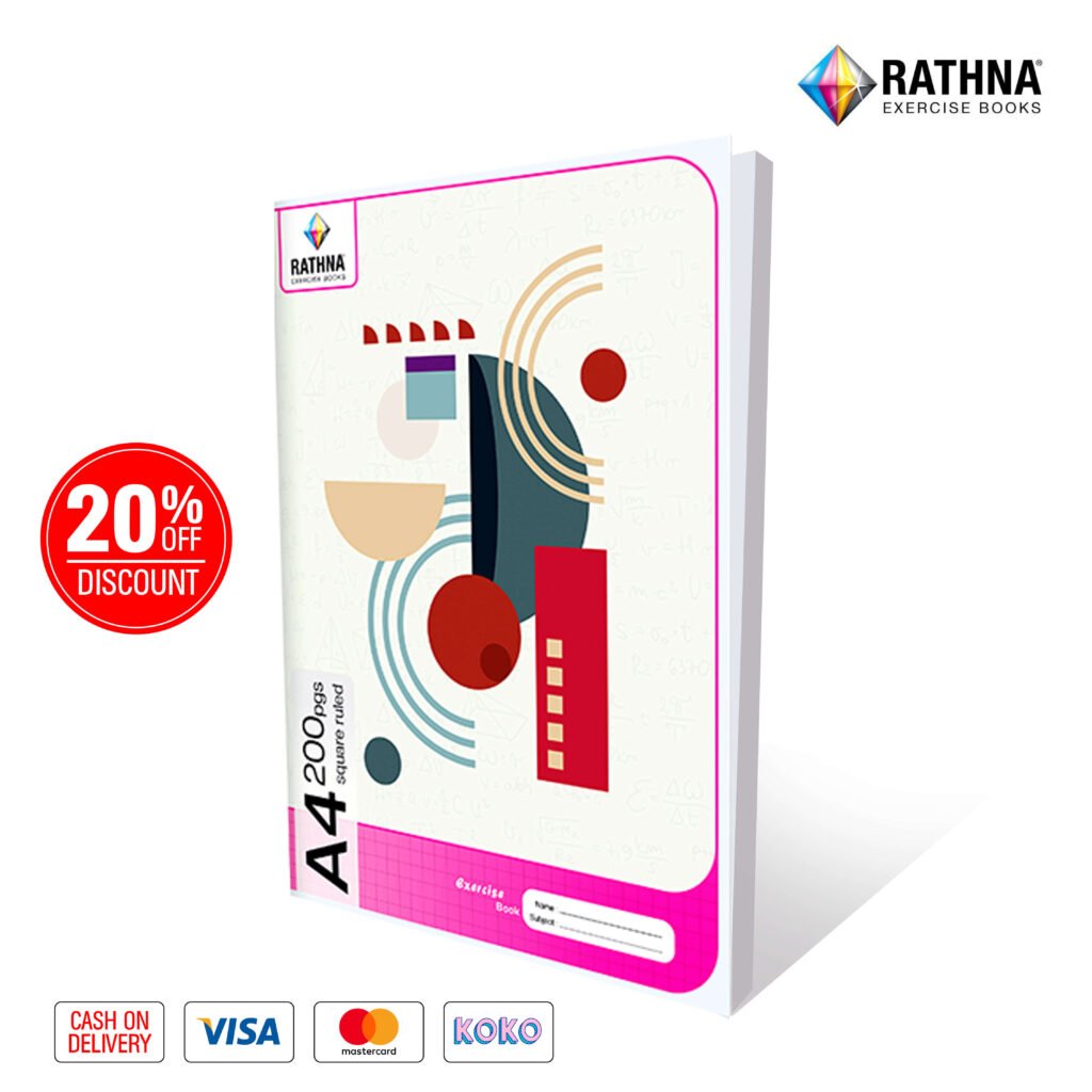 Rathna 200 Pages Square Ruled CR Book | 20% OFF