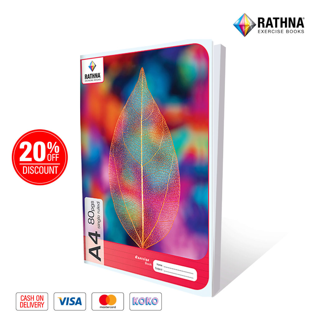 Rathna 80 Pages Single Ruled CR Book | 20% OFF