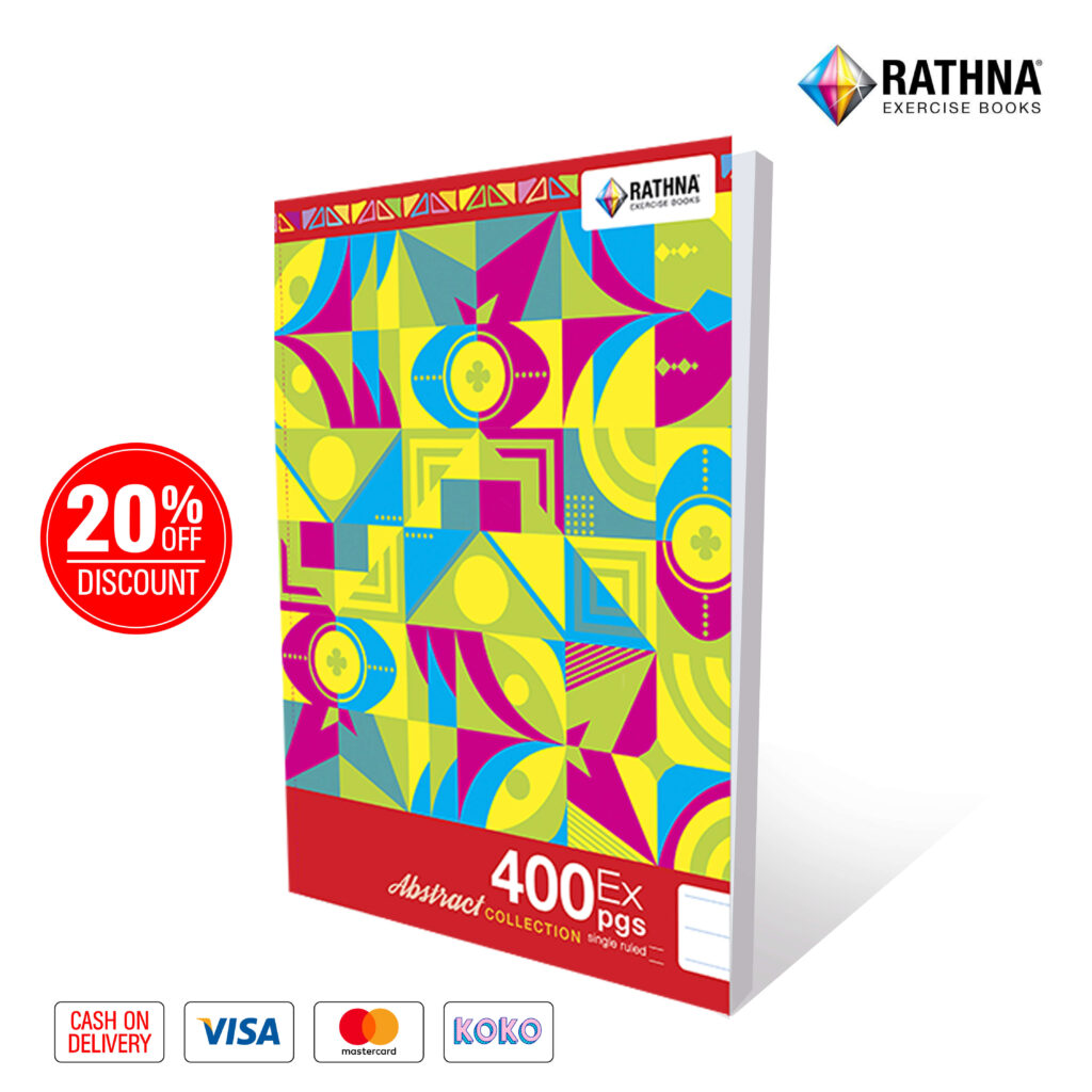 Rathna 400 Pages Single Ruled Exercise Book | 20% OFF